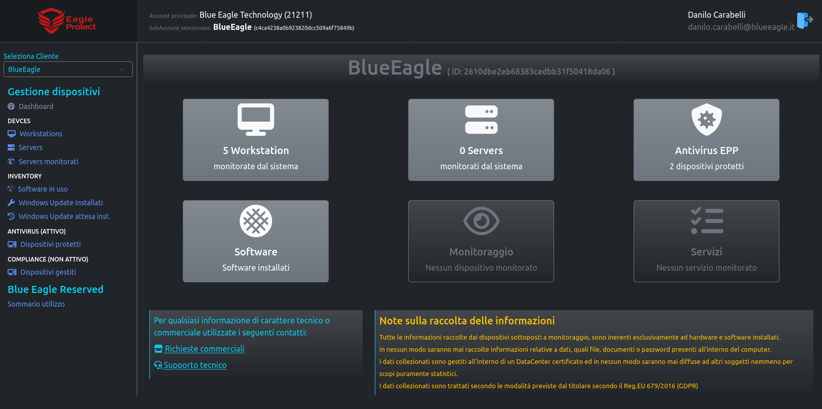 eagleprotect-dashboard - Eagle Networks Care Portal